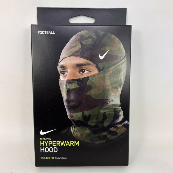 Nike | Accessories | Nike Pro Hyperwarm Hood Camo Drifit Football New ...